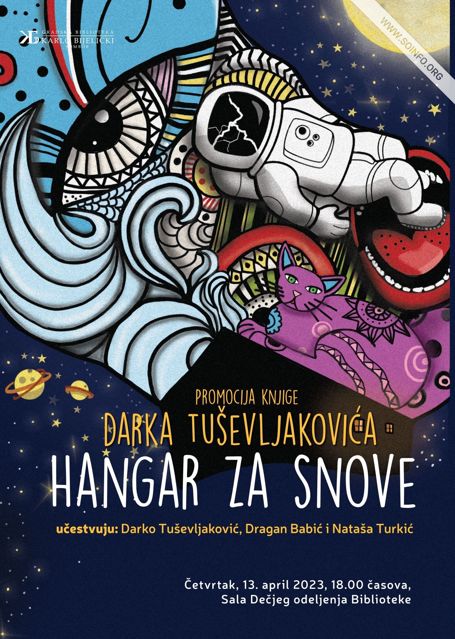 Promocija knjige Hangar za snove - Vesti iz Sombora - SOinfo.org ...