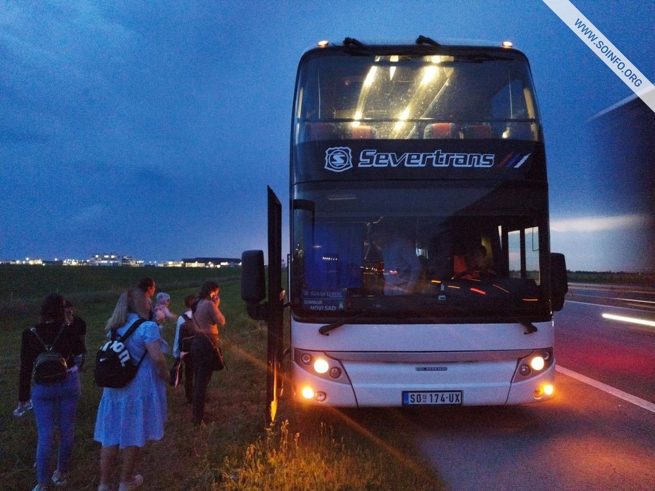 Severtransov bus "zaglavio" na autoputu - Vesti iz Sombora - SOinfo.org ...