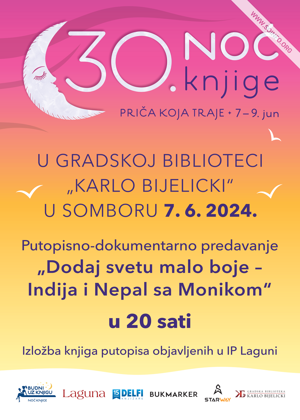 Putopisno predavanje o Indiji i Nepalu za Noć knjige - Vesti iz Sombora ...