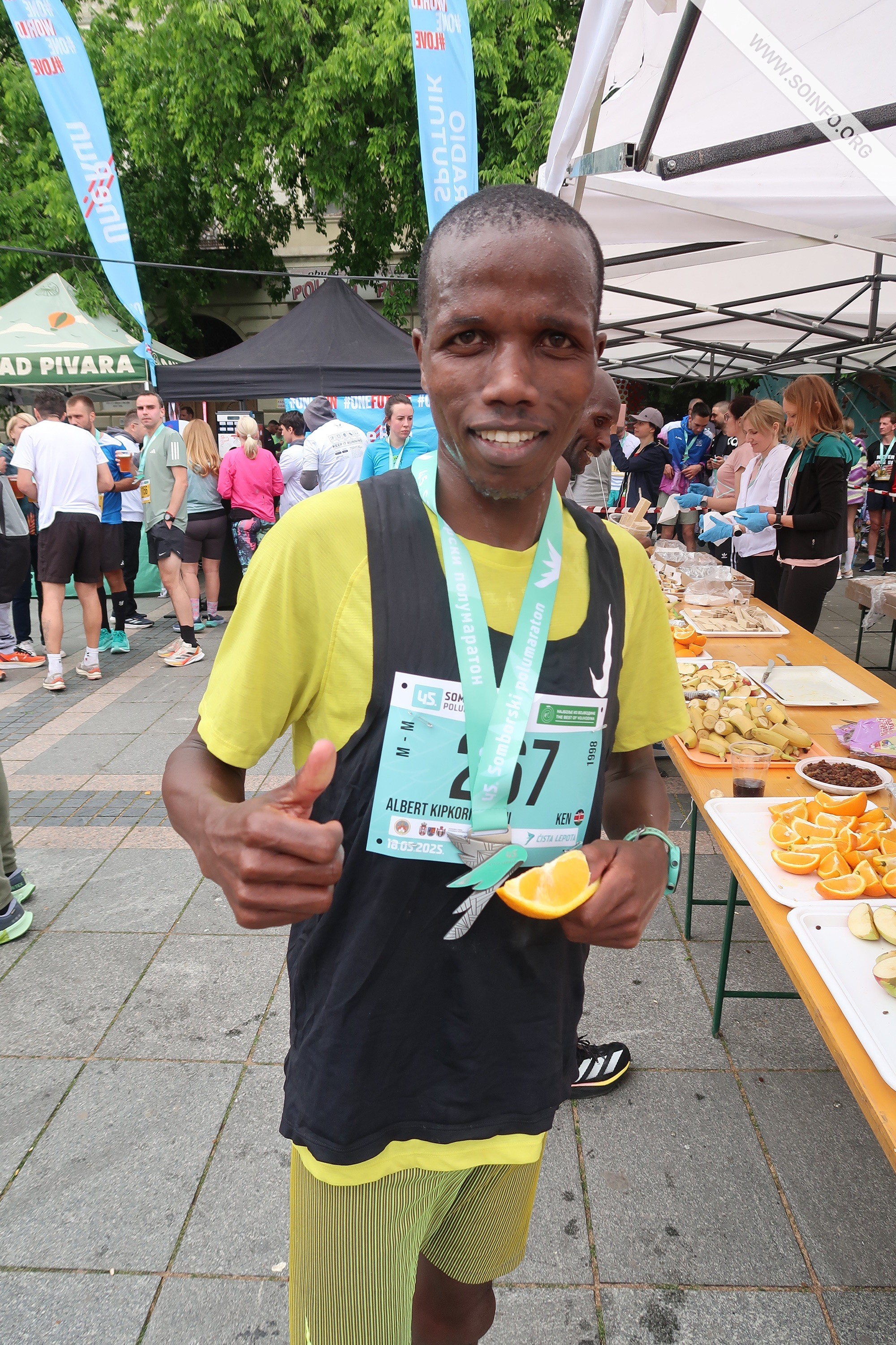 Albert Kipkorir Tonui pobednik Somborskog polumaratona - Vesti iz ...